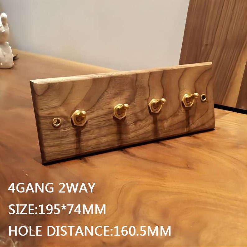 Wooden Toggle Switch / Socket - Etsy