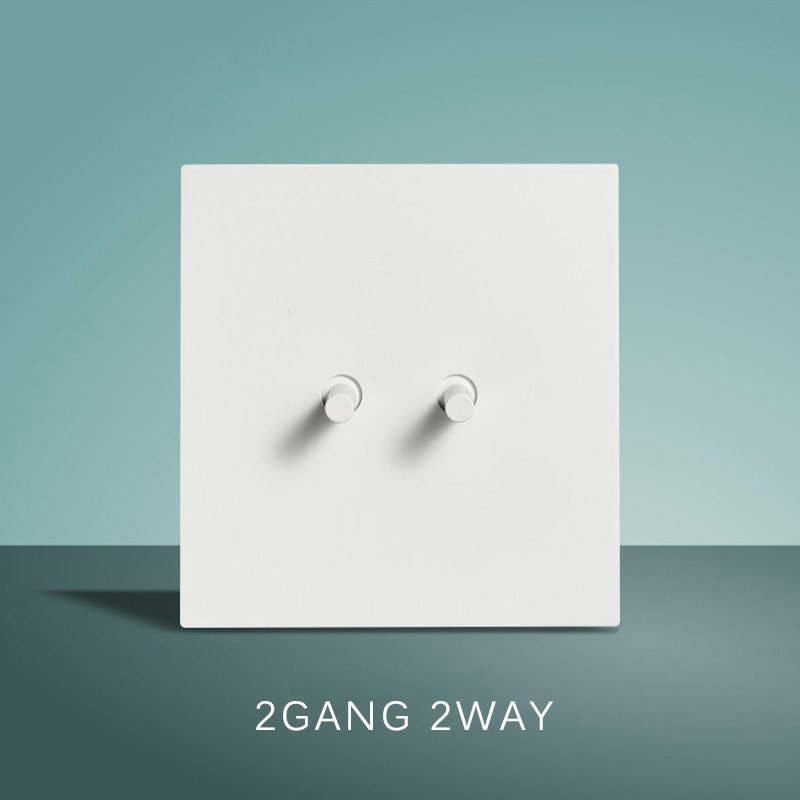 Minimalism White Toggle Switch 2way 110-250V for Home - Etsy