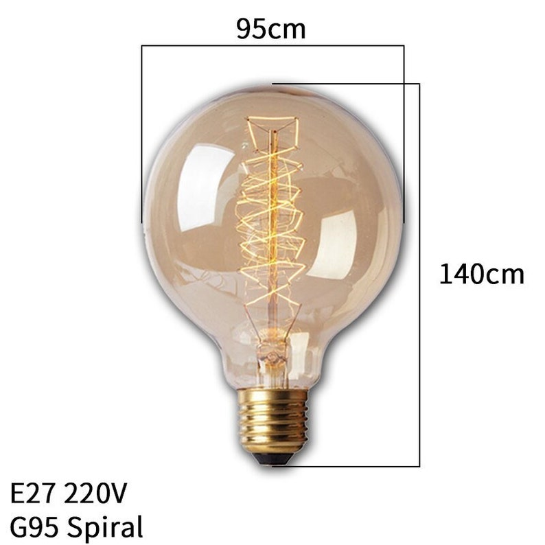 Dimmable E27 Retro Edison Light Bulb Ac 110v 220v 40w Etsy