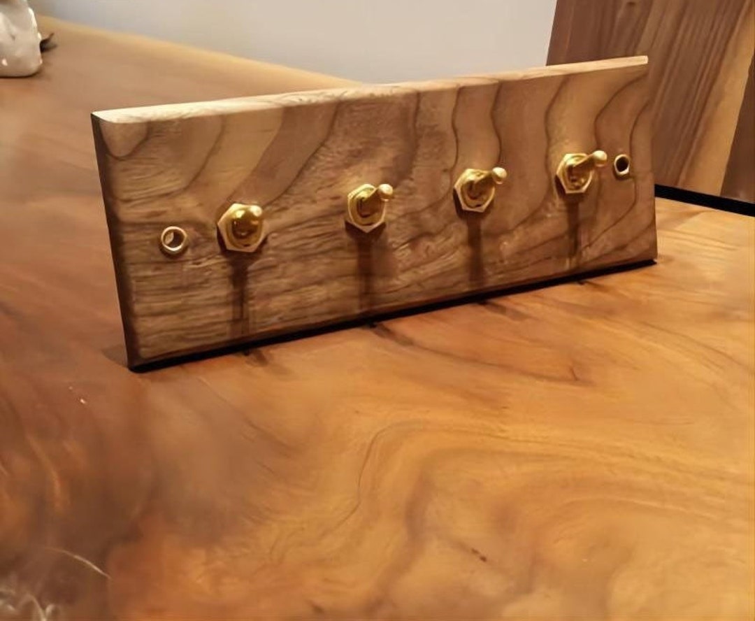 Wooden Toggle Switch / Socket - Etsy