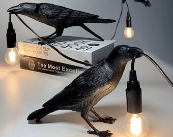 Raven Night Light - Etsy
