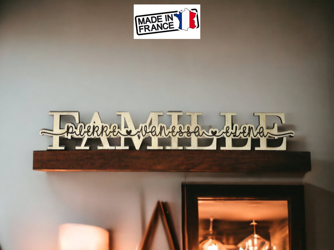 Personalized Wooden Word FAMILY, Personalized Gift, Wall Decoration ...