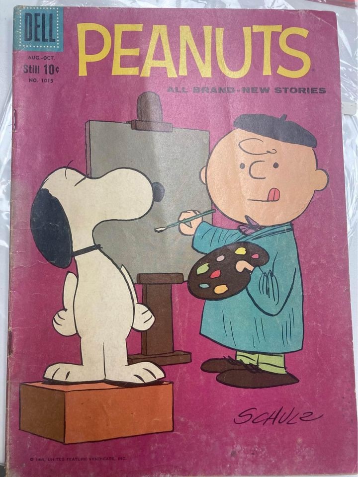 Dell Peanuts Vintage 1959 Comic Book Aug-oct / No. 1015 - Etsy