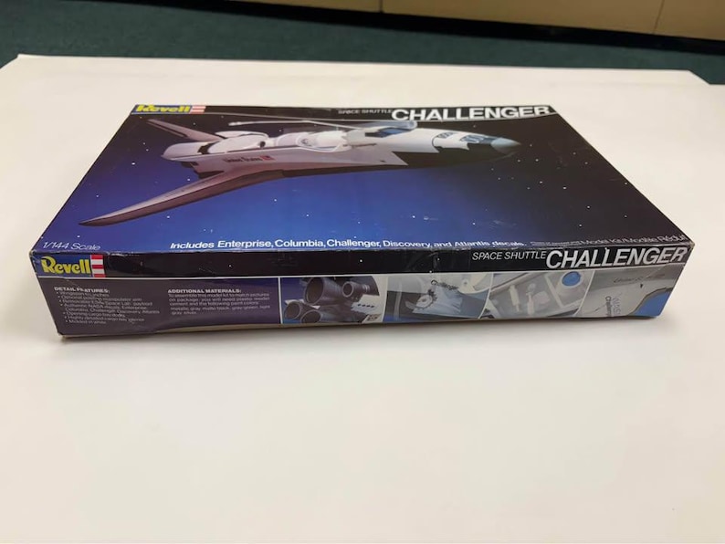 1982 Revell Space Shuttle Challenger Model Kit W/ Autographed ...