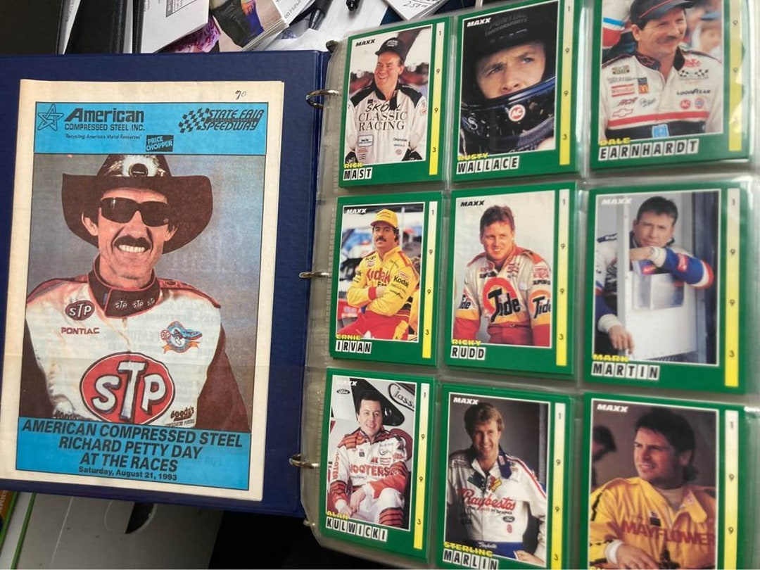 Full Set 1-300 Maxx Nascar 1993 / 5 Signed Cards / Very Fine Condition ...