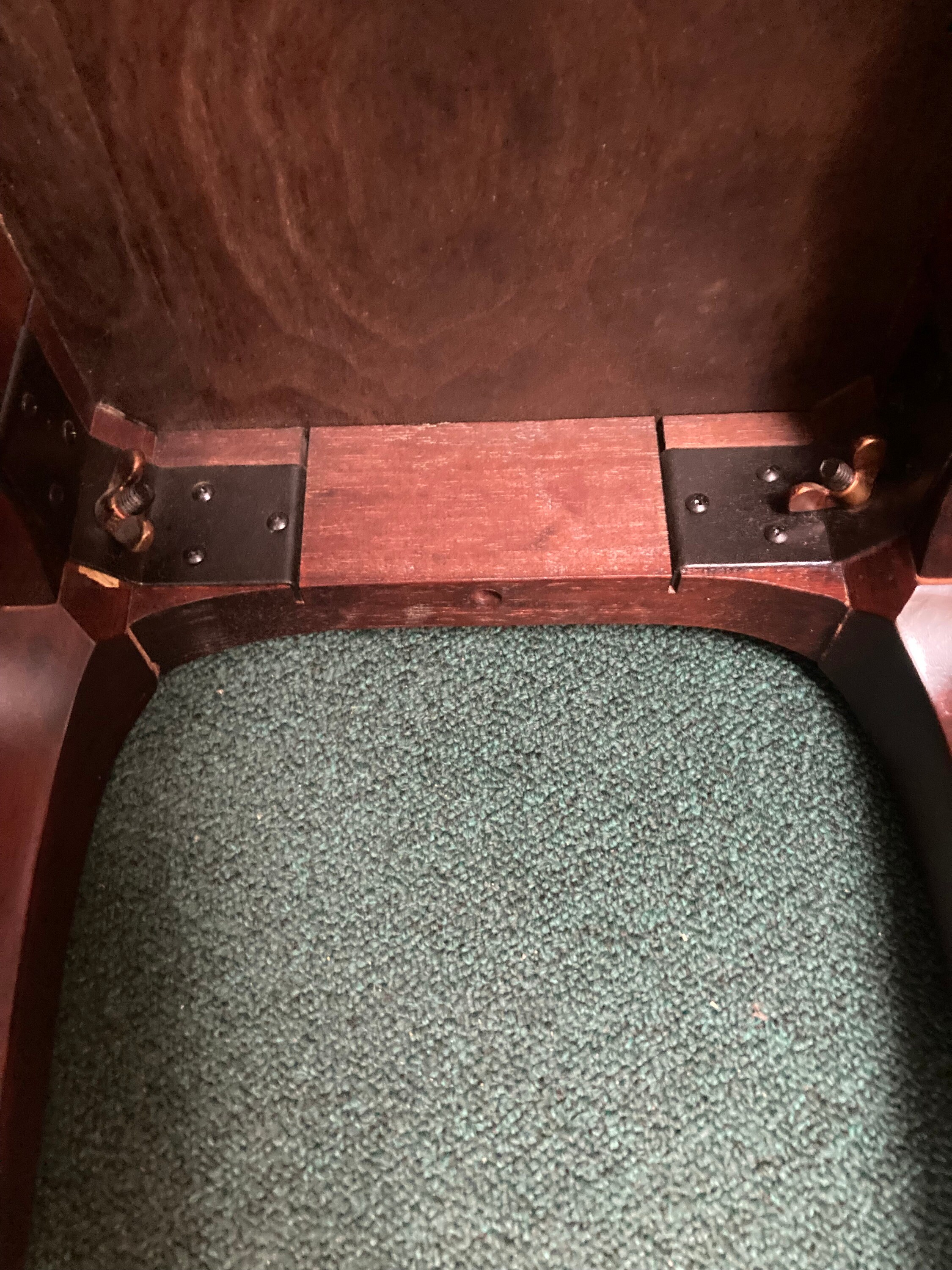 The Bombay Company Double Folding End Table / Mahogany Wood VTG 1960s ...