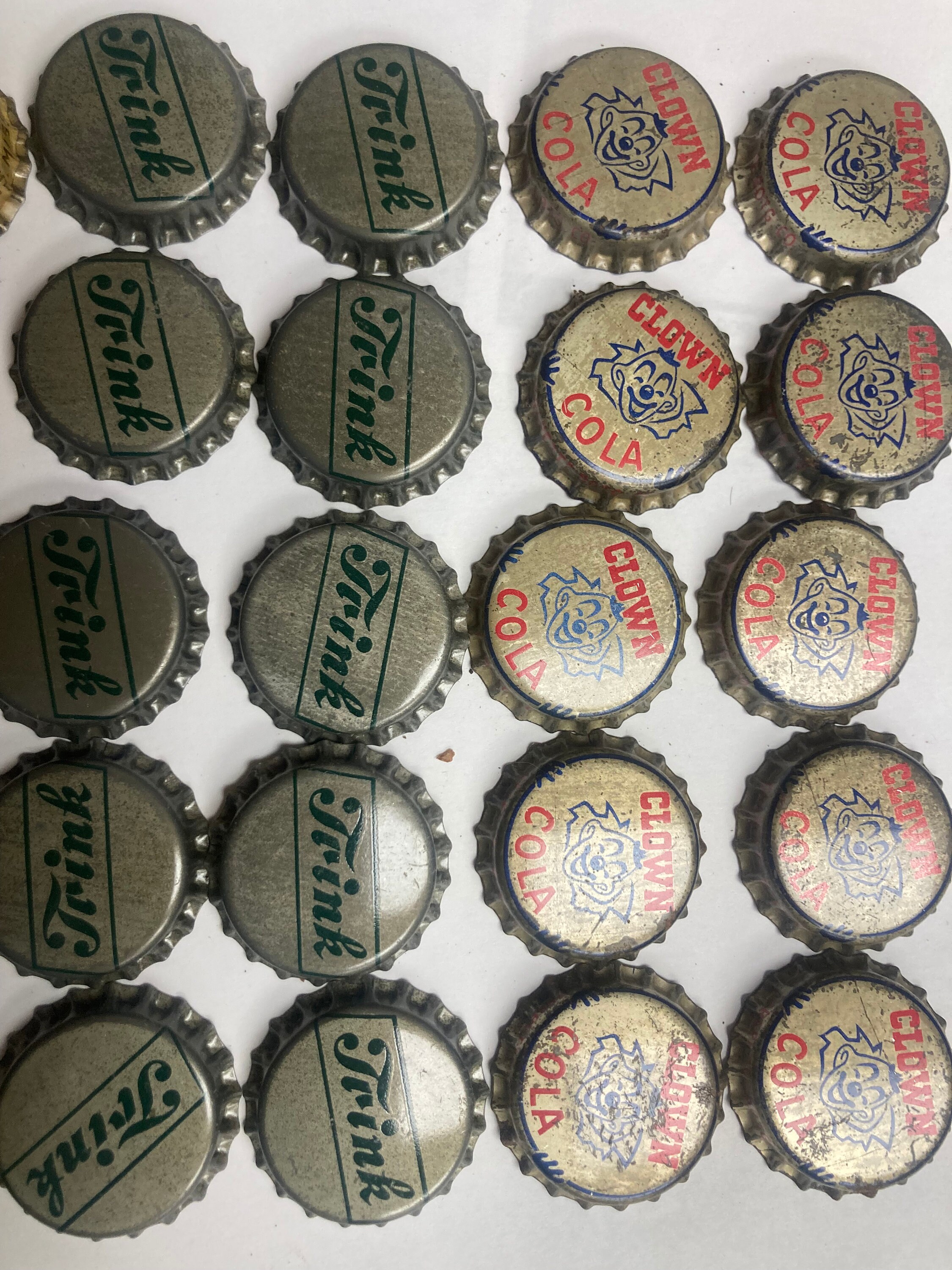 Antique Clown Cola Soda Pop Bottle Caps / Clown Root Bear / Clown ...