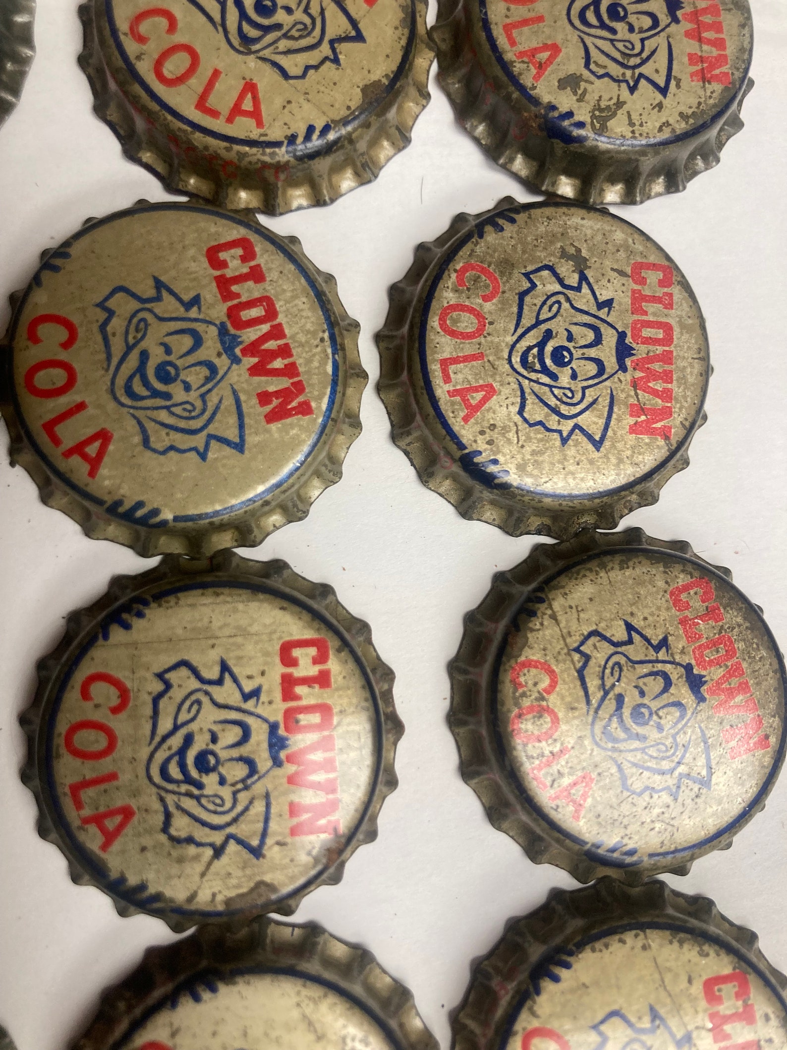 Antique Clown Cola Soda Pop Bottle Caps / Clown Root Bear / Clown ...