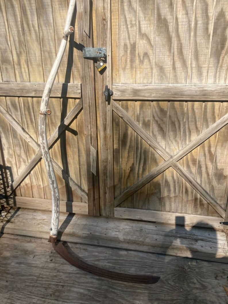Antique Amish Wheat Hay Straw Sickle Scythe Reaper - Etsy