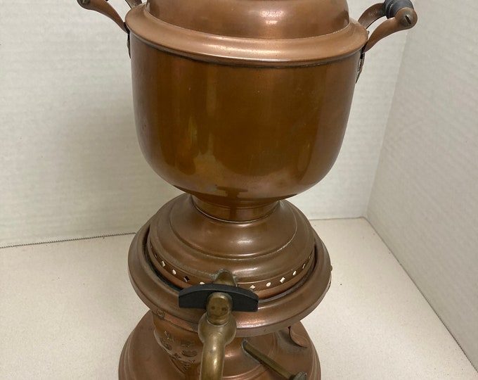 Antique Copper Manning & Bowman Co Percolator Coffee Pot / Meteor 7793 ...