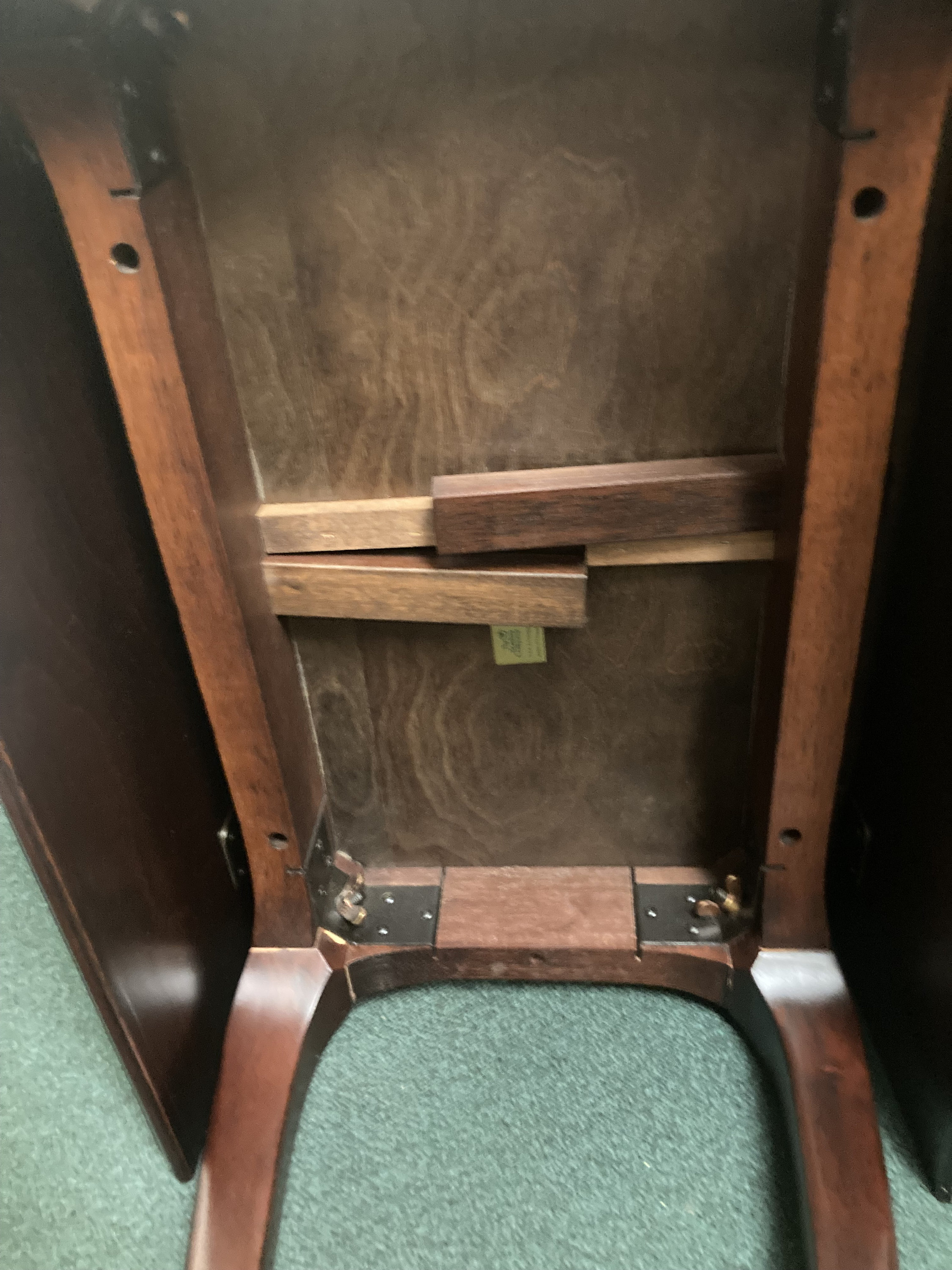 The Bombay Company Double Folding End Table / Mahogany Wood VTG 1960s ...