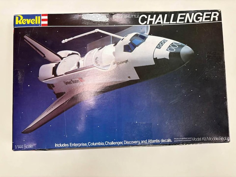 1982 Revell Space Shuttle Challenger Model Kit W/ Autographed ...