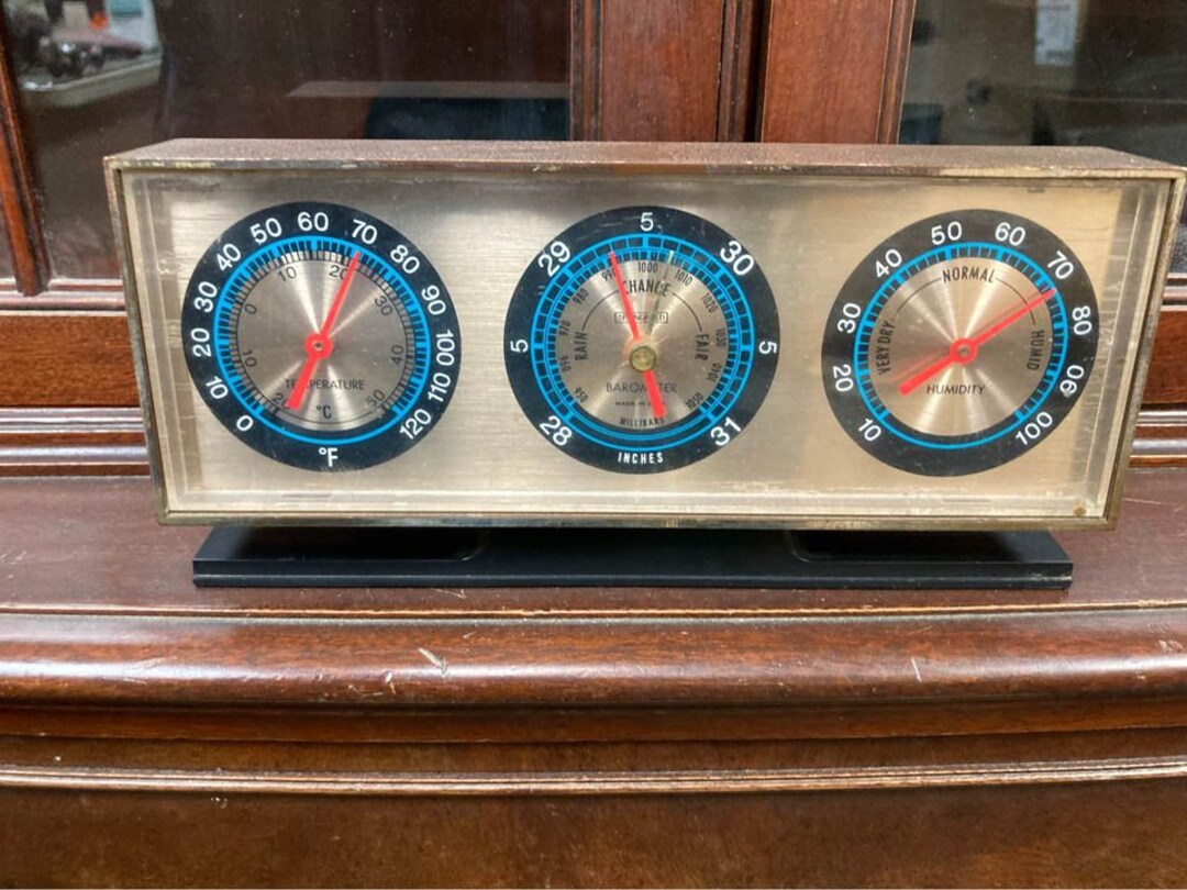 Vintage Springfield Weather Station Tabletop Unit - Etsy