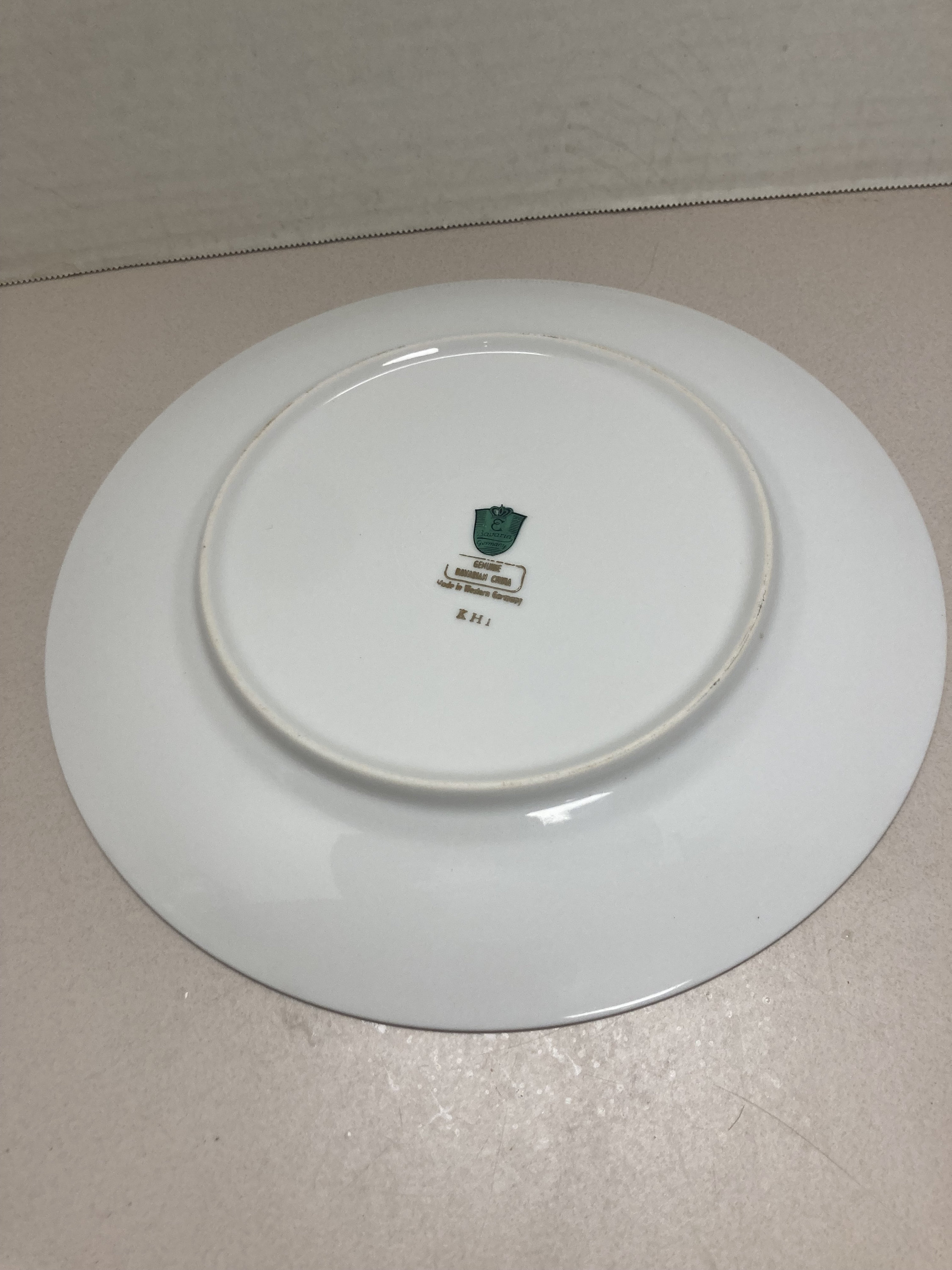 Antique Bavarian China / Stag Plate / Bavaria Germany / K H 1 - Etsy