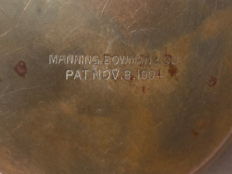 Antique Copper Manning & Bowman Co Percolator Coffee Pot / Meteor 7793 ...