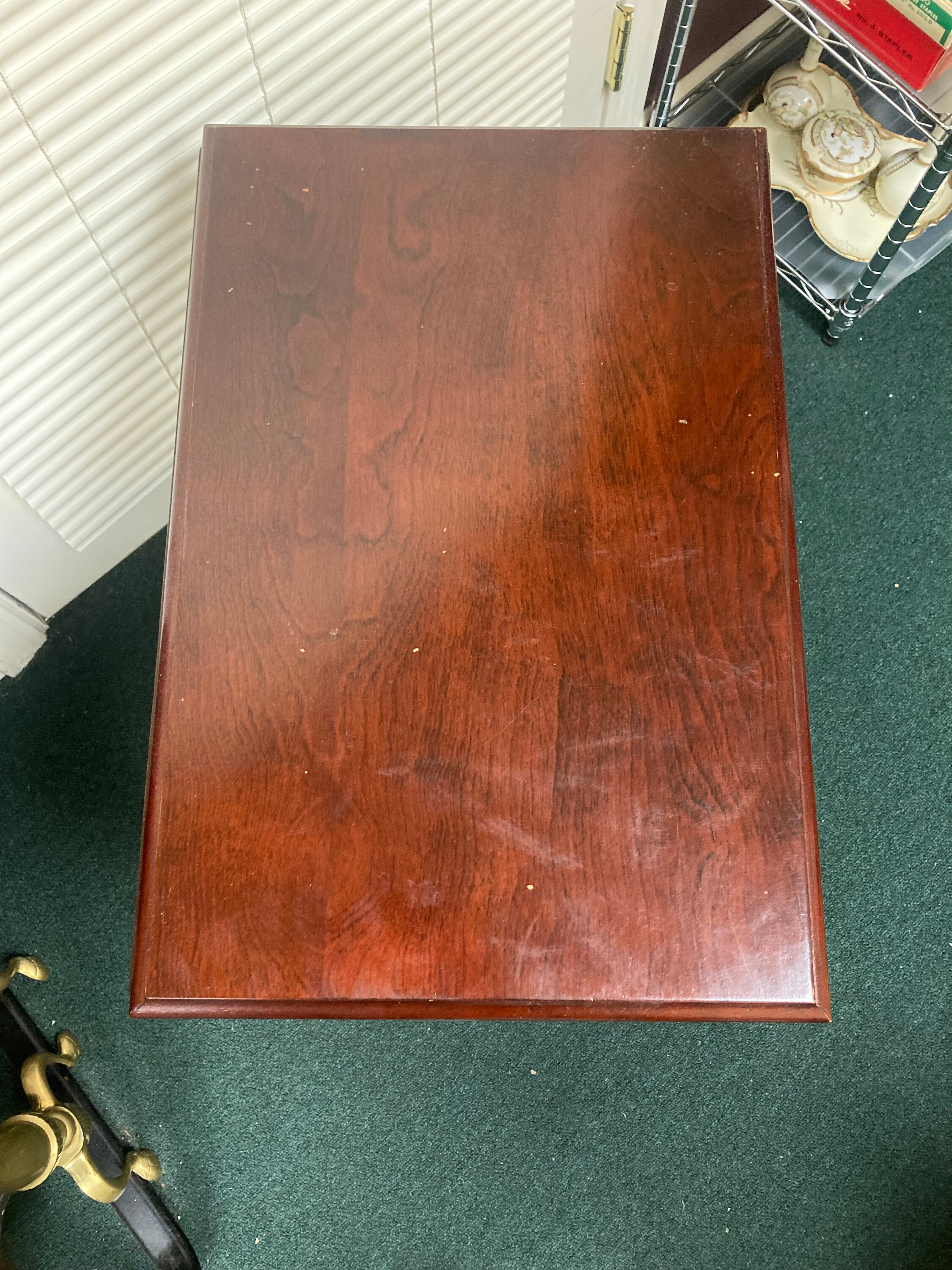 The Bombay Company Double Folding End Table / Mahogany Wood VTG 1960s ...