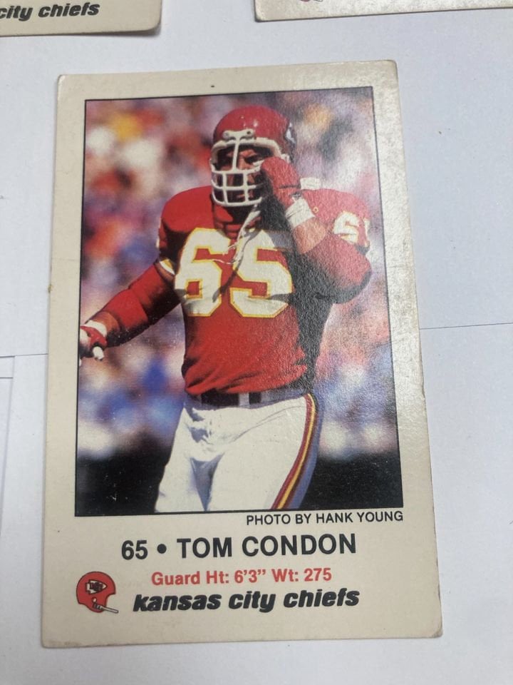 1983 Vintage Kansas City Chiefs Football Cards / Local Collectable ...