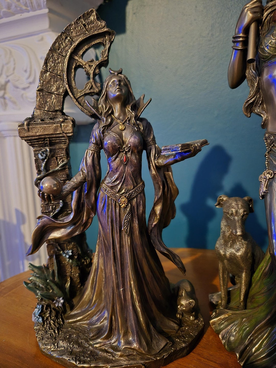 Aradia the Wiccan Queen of Witches - Ornate Statue - Etsy