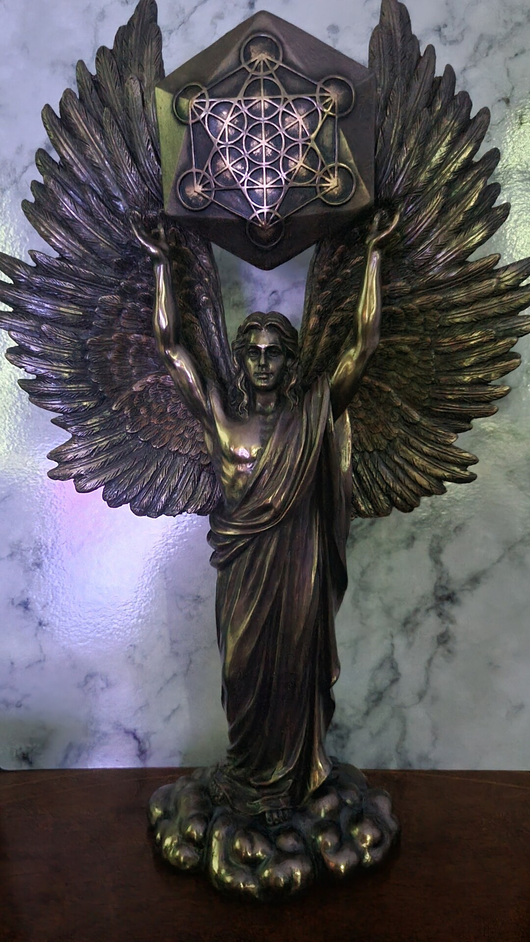 The Archangel Metatron Ornate Statue - Etsy