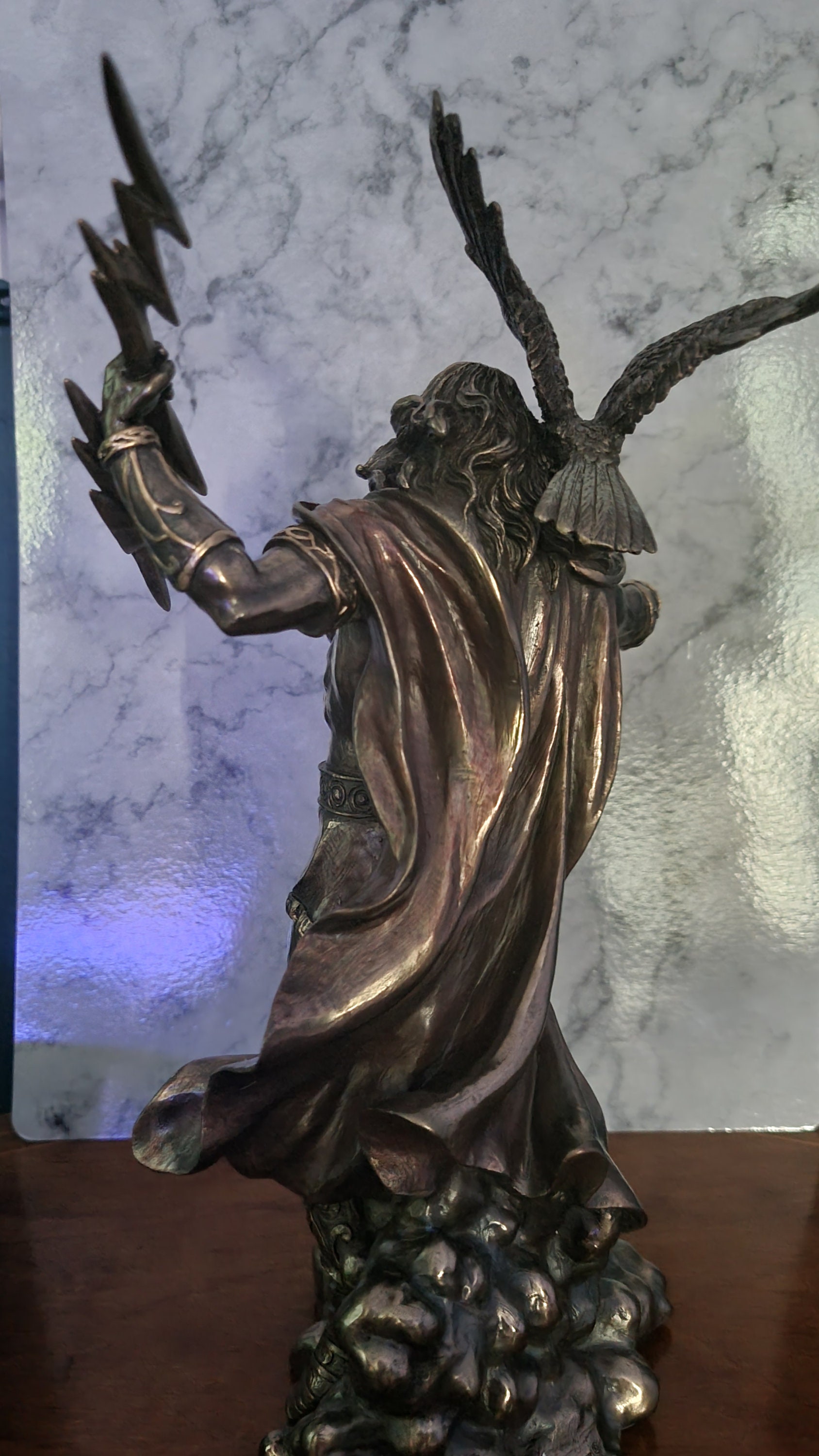 Zeus King of the Gods, the Sky Father Ornate Statue - Etsy