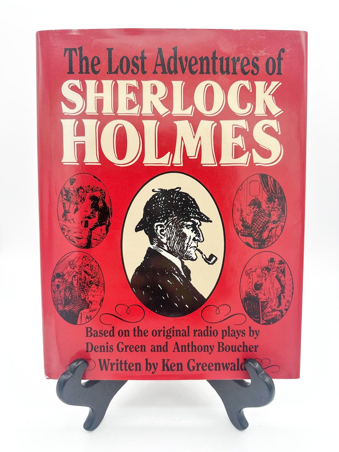 Vintage Hardcover Book, Lost Adventures of Sherlock Holmes by Ken ...
