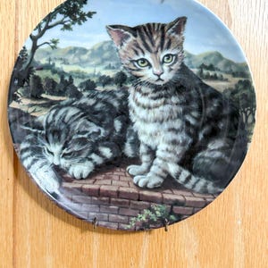 Vintage Cat Plate, Wall Decor, Plaque, 8 - Etsy