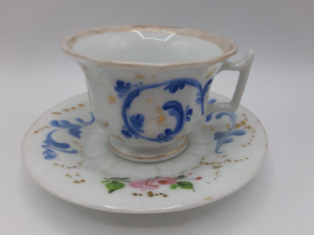 Tea Cup English Porcelain Late Nineteenth Century - Etsy