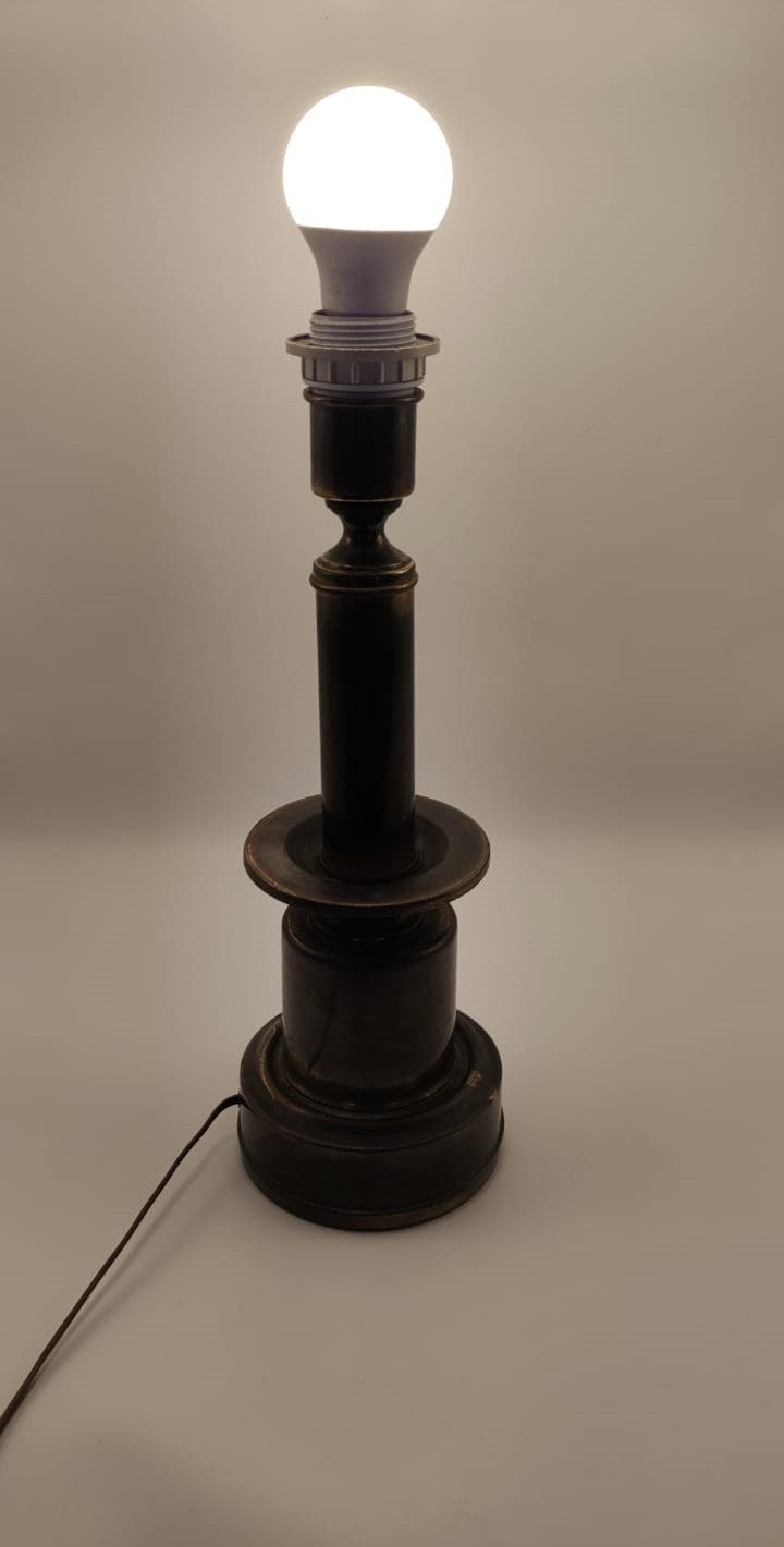 Vintage Brass Lamp Base - Etsy