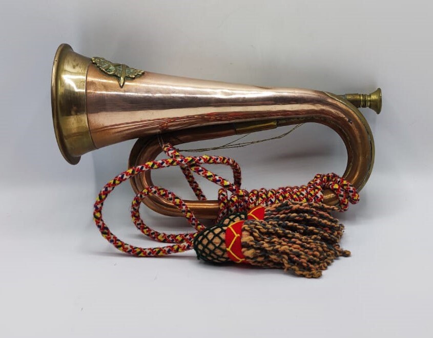 Vintage Copper and Brass Military Cavalry Bugle - Etsy