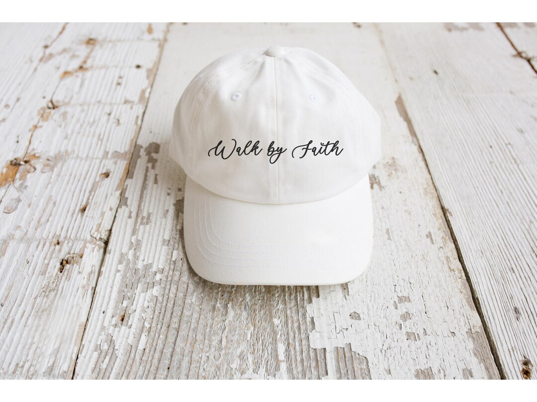 Walk by Faith Embroidered Hat, Christian Baseball Cap, Faith Hat for ...