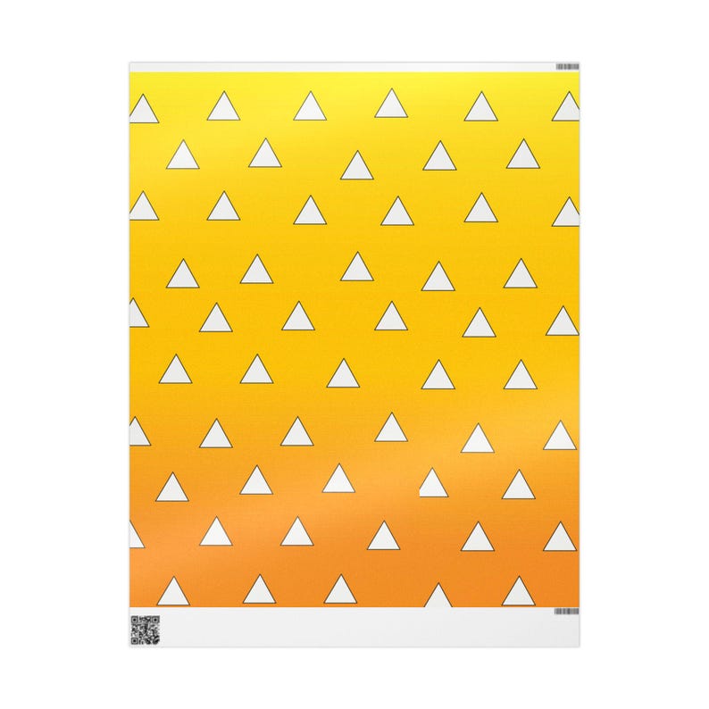 Zenitsu Demon Slayer Gift Wrap Roll, Decorative Wrapping Paper for ...