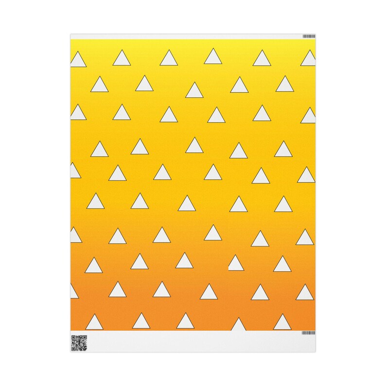 Zenitsu Demon Slayer Gift Wrap Roll, Decorative Wrapping Paper for ...