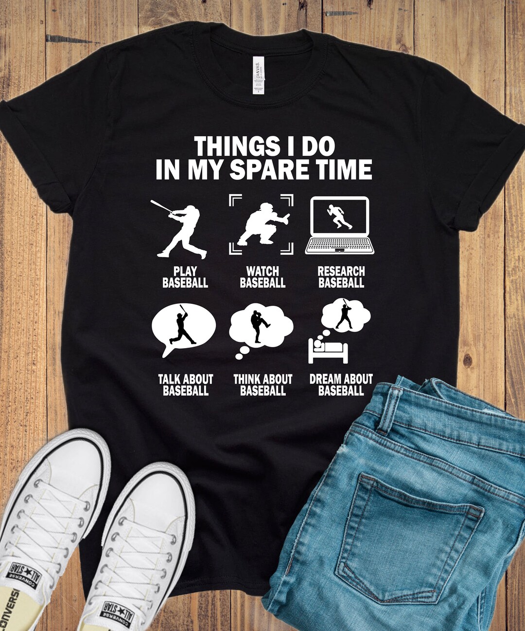 Things I Do in My Spare Time Shirt, Baseball Tee, Baseball Mom Shirt ...