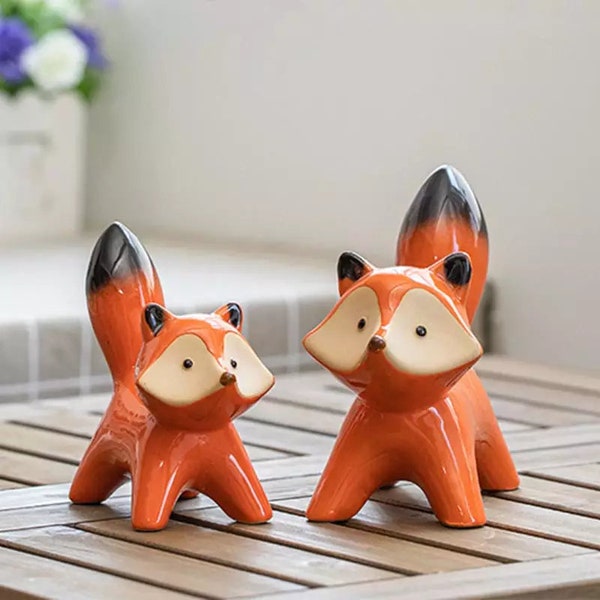 Ceramic Fox - Etsy