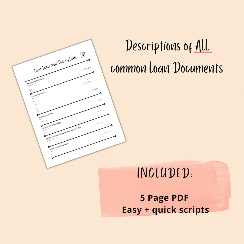 SCRIPTS to 40+ Loan Documents for Loan Signing Agents - Notary Signing ...