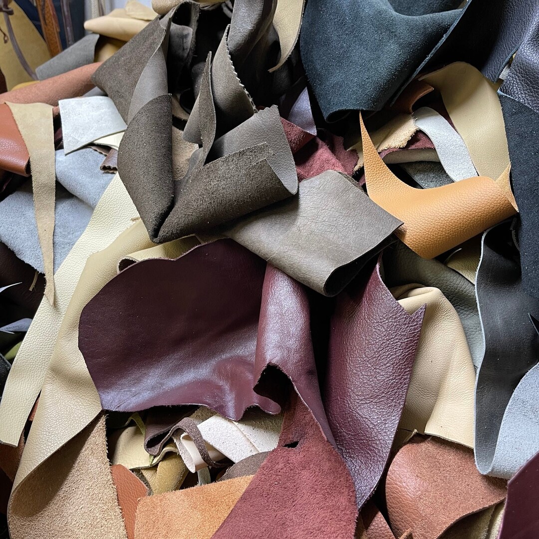 Leather Scrap Chap Leather (upholstery Type Hide) 5lbs - Etsy