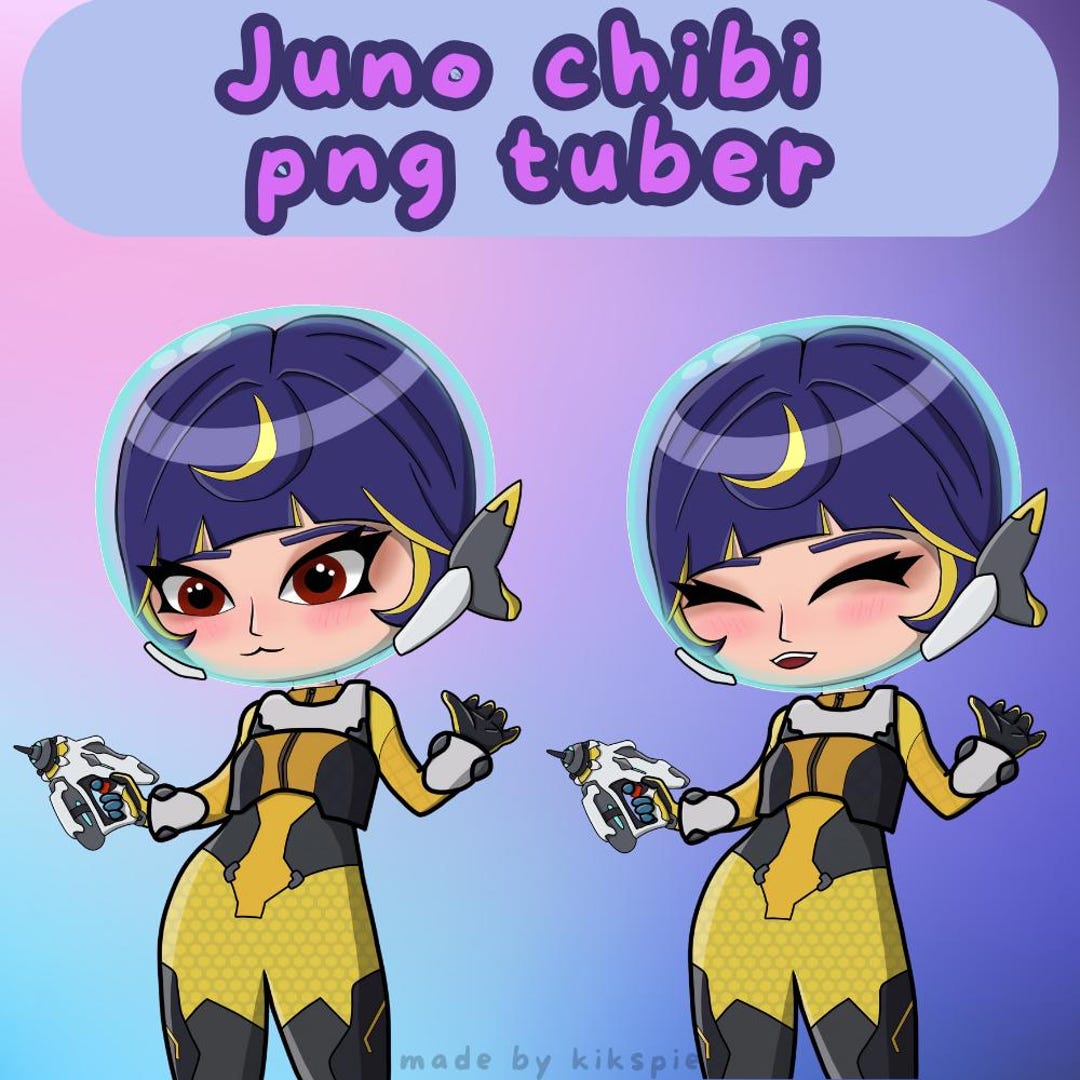 Cute Juno Saturn Chibi Png Tuber for Twitch/discord | Vtuber ...