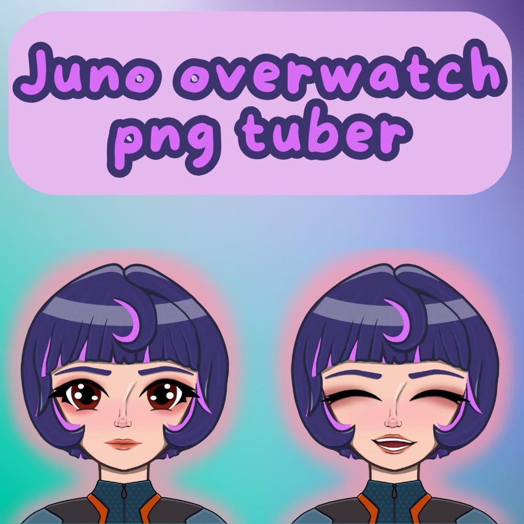 Juno Overwatch 2 Png Tuber | Space Ranger | Vtuber | Cute | Simple ...
