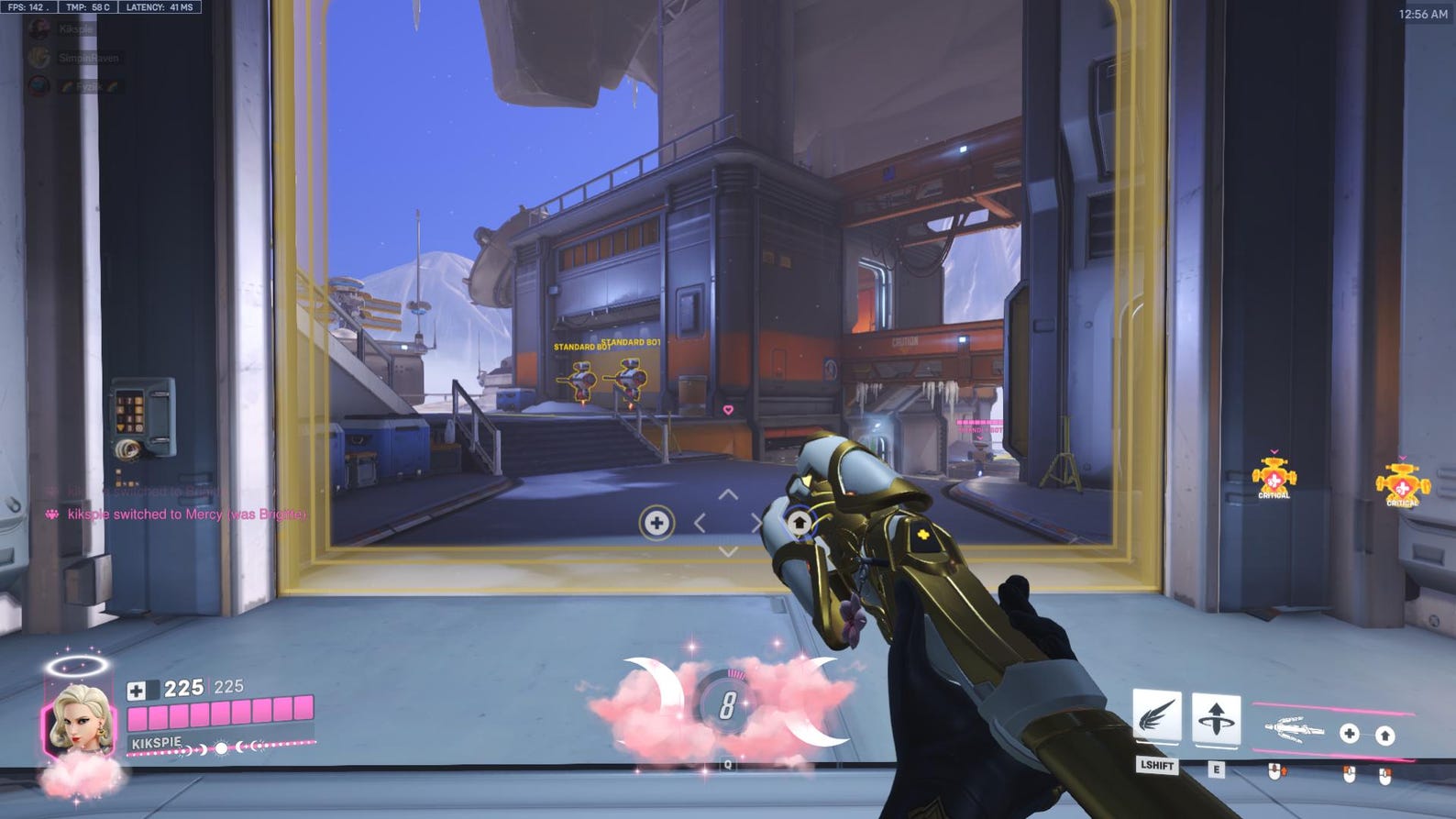 Pink Moon Cloud Cute Ult & Healthbar/portrait Overlay | Overwatch 2 ...