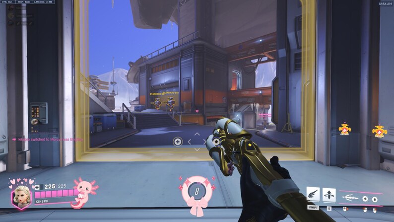 Axolotl Cute Pink Ult and Portrait Overlay | Overwatch 2 | Kawaii ...