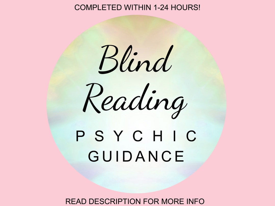 Psychic Blind Reading Same Day 1-24 Hours Psychic - Etsy