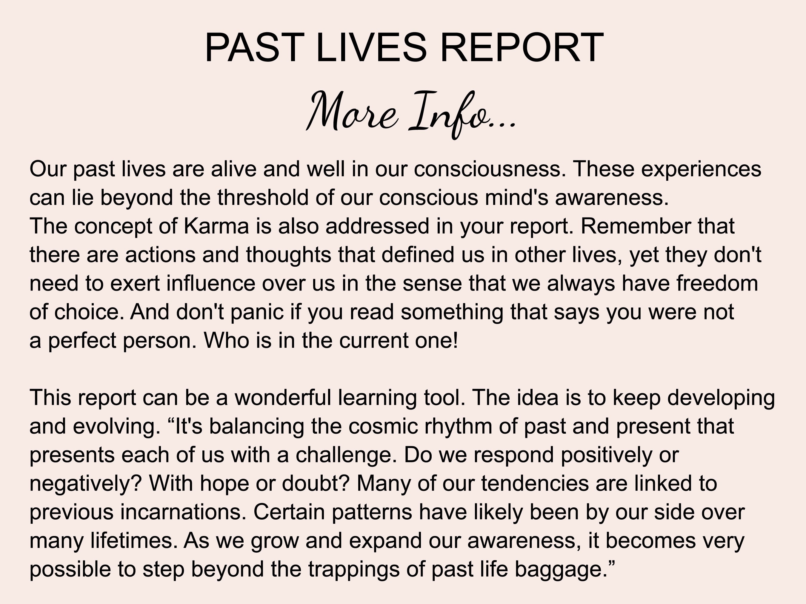 Past Lives Reading Astrology Birth Chart Report In-depth - Etsy