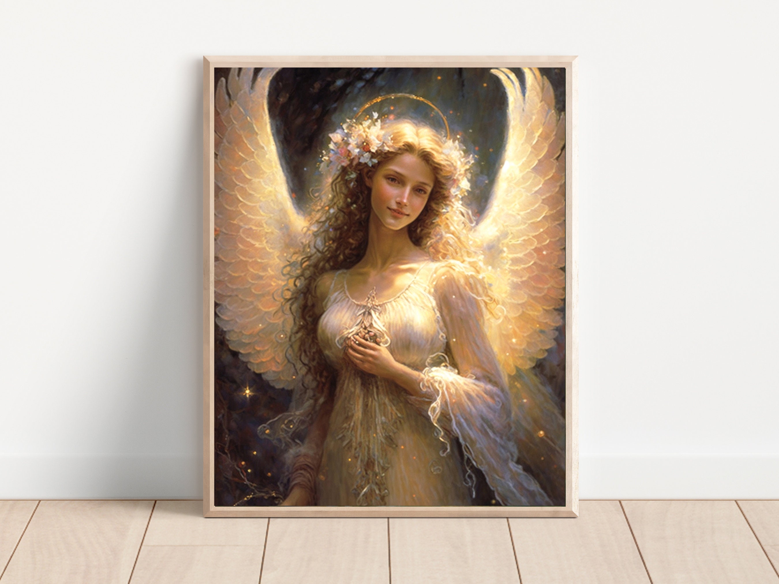 Beautiful Angel Art, Angel Wings, Angel Wall Art, Angel Print, Picture ...