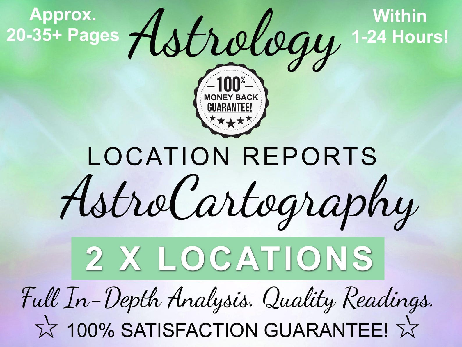 Astrocartography Location Report, Astrology Reading, Relocation Report ...