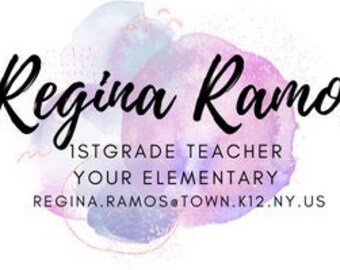 Email Signature Watercolor - Etsy