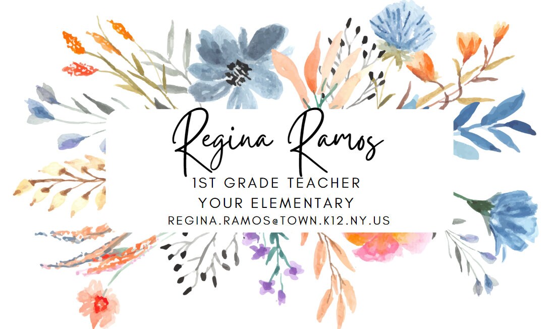 Flower Email Signature - Etsy