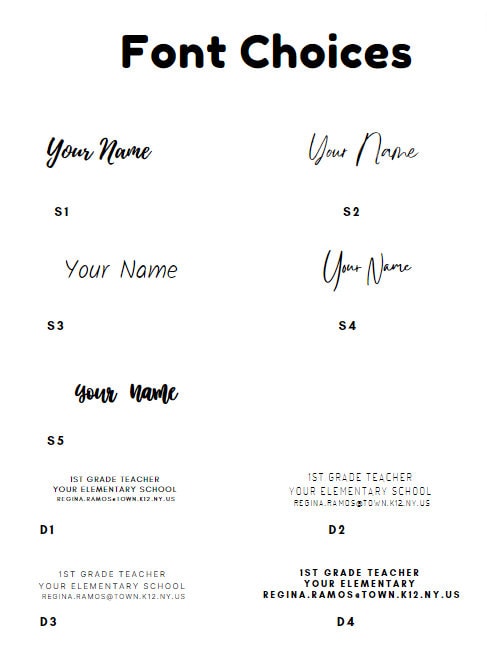 Flower Email Signature - Etsy