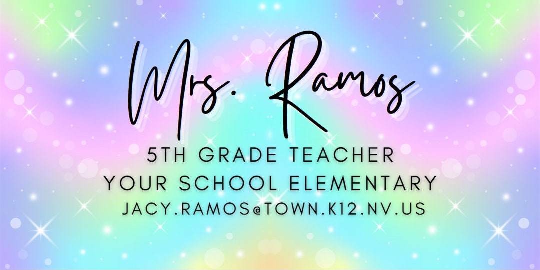 Pastel Mystic Stars Email Signature-canva Template - Etsy