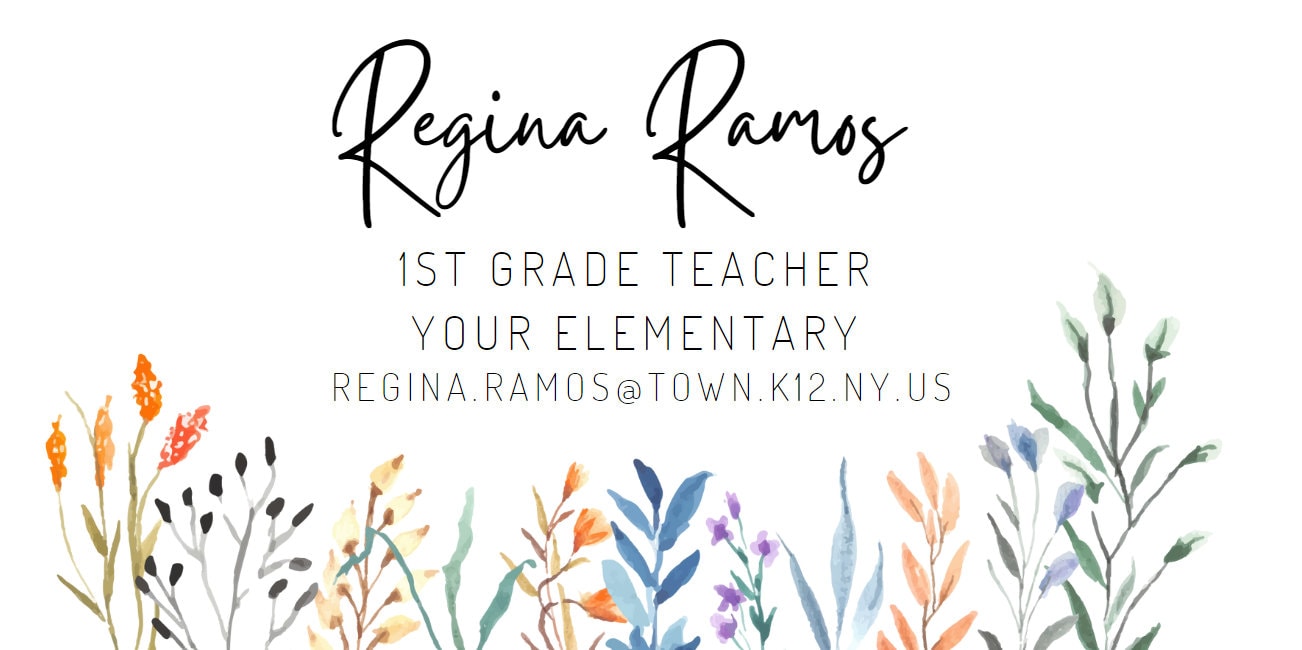 Flower Email Signature - Etsy
