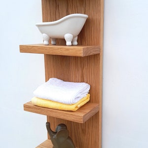 Oak Shelf Stack/solid Oak Shelf/wooden Shelves/custom Floating Shelf - Etsy